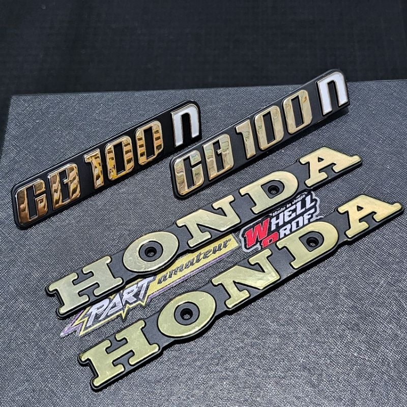 Honda emblem tengki logo cb100N tank logo cb100n Tank emblem set cb100n ...