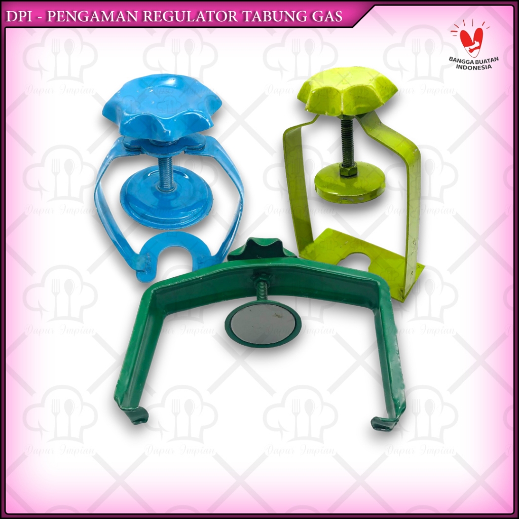 3/16 kg Gas Regulator Safety - LPG Gas Cylinder Regulator Clamp ...
