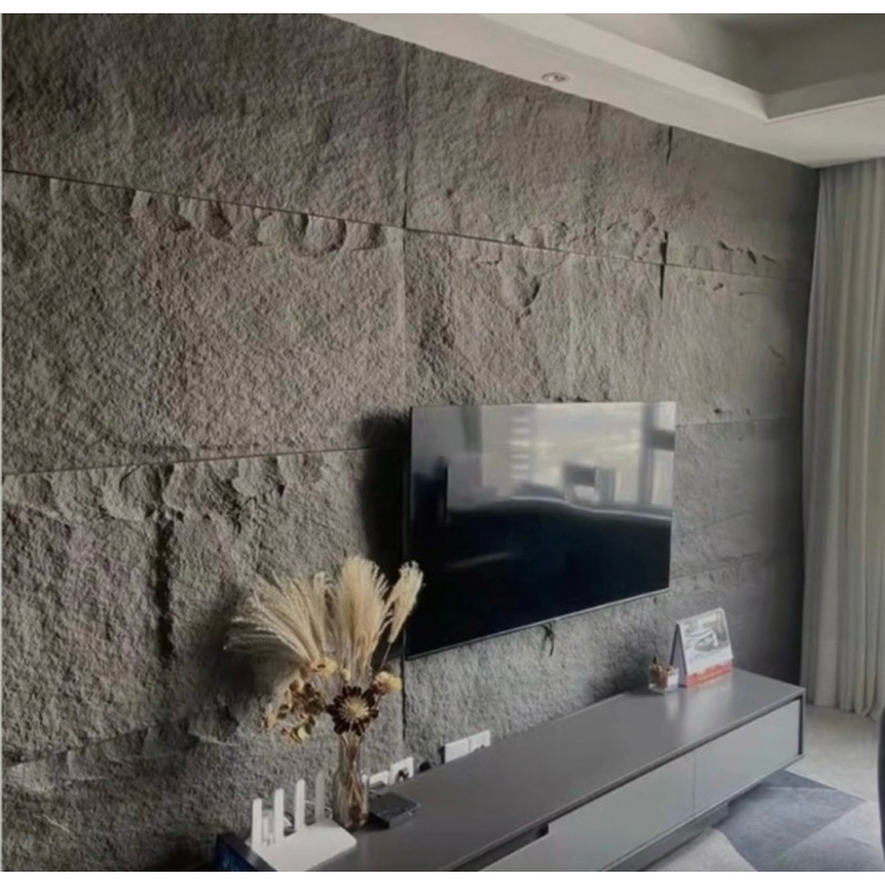 Pu STONE ROCK NATURAL STONE MOTIF WALL PANEL | Shopee Philippines