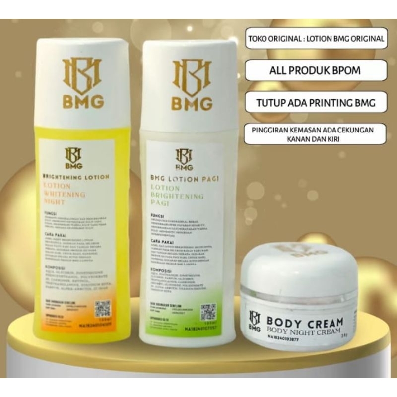 Viral BMG!!!!Original 100% BODY CREAM MORNING NIGHT LOTION | Shopee ...