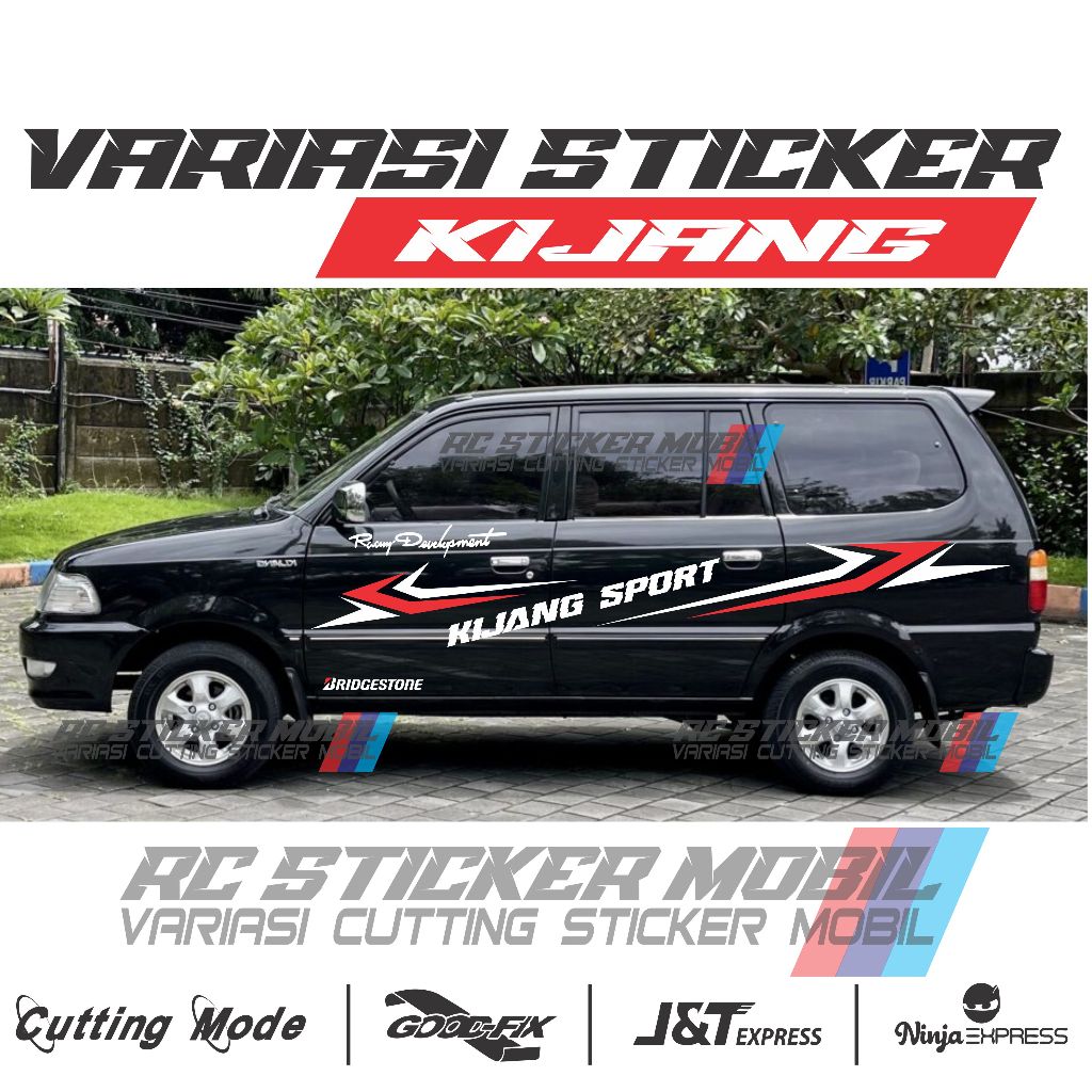 Kijang KRISTA LGX CAR STICKER HONDA BRIO CUTTING STICKER KIJANG PANTHER ...