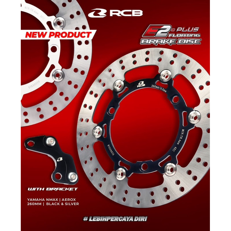 Rcb E2 PLUS FRONT DISC + 260MM FLOATING PLUS YAMAHA NMAX BREKET | Shopee Philippines
