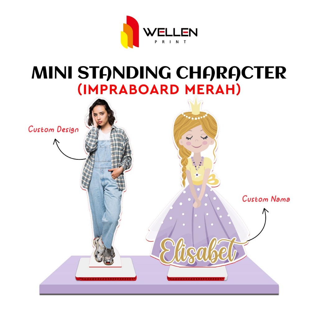 Wellen Print – Print Mini Standing Character Impraboard Custom / Print ...