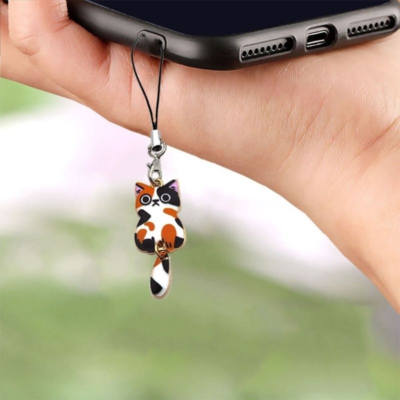 HP GANTUNGAN Cute Cartoon Cat Cell Phone Hanger Cell phone accessories ...