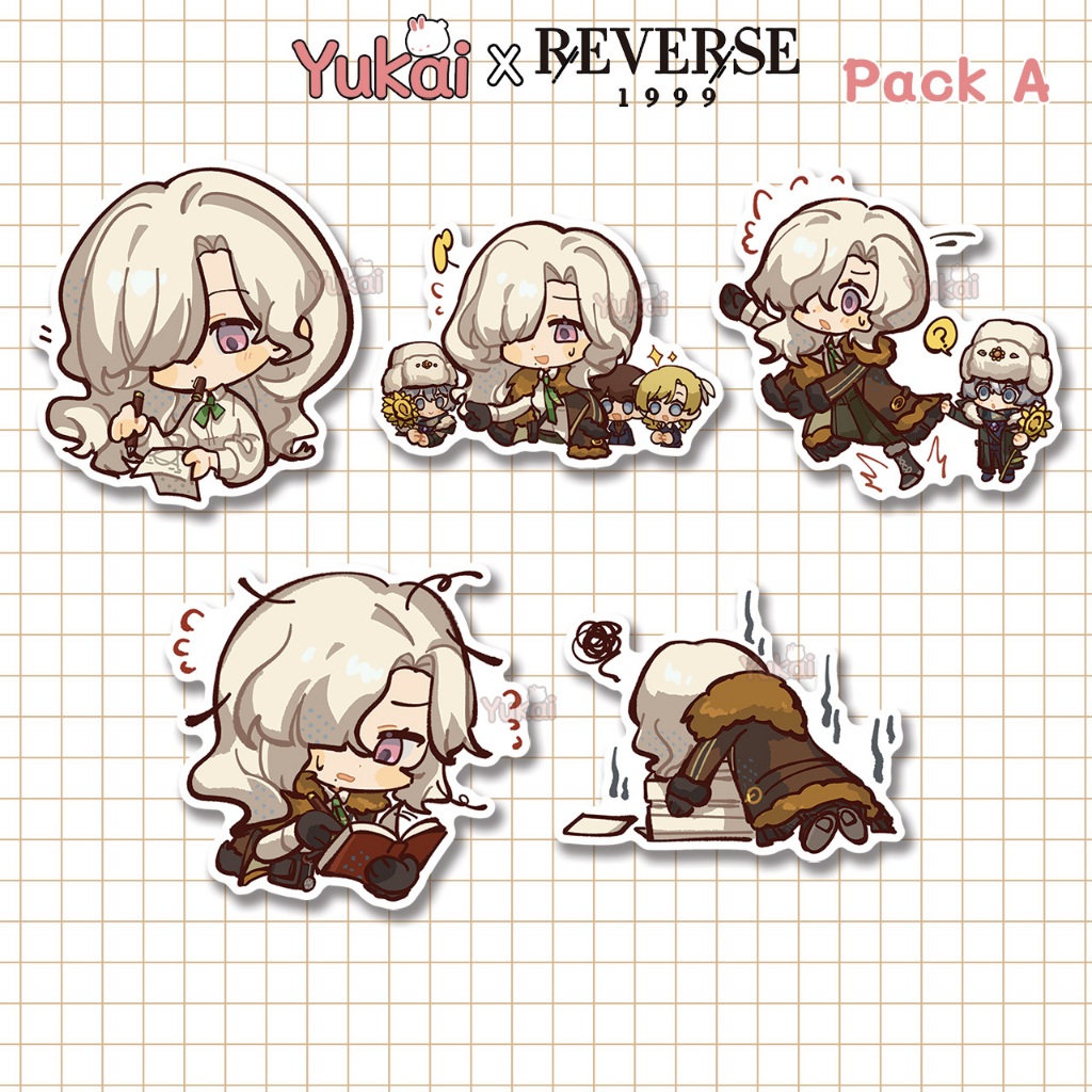 Windsong Reverse 1999 Premium Pack Sticker, Waterproof Anime Sticker ...