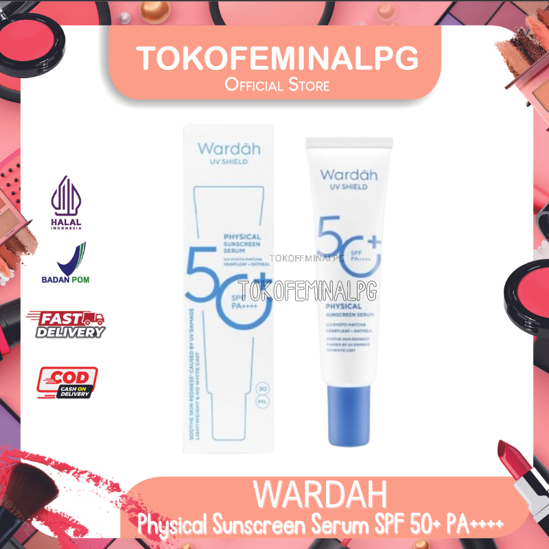 Wardah Physical Sunscreen Serum SPF 50+ PA++++ | Shopee Philippines