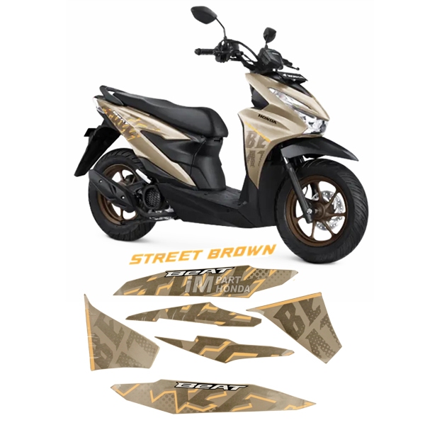 Beat Street LED Sticker K1A-L 2024 Street Brown Brown | Shopee Philippines