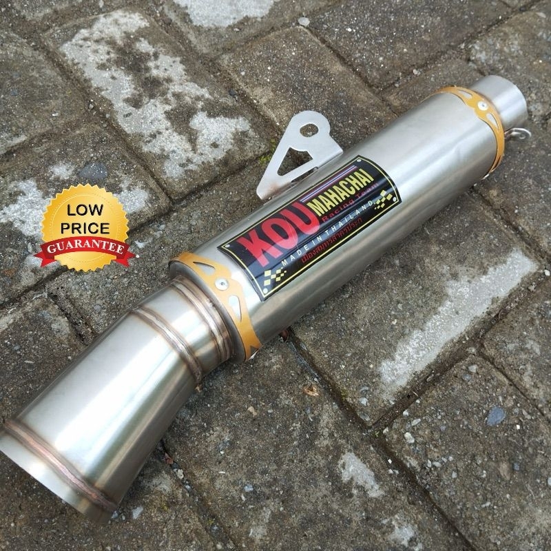 Power pipe exhaust Muffler Canister only KOU MAHACHAI 51mm | Shopee ...