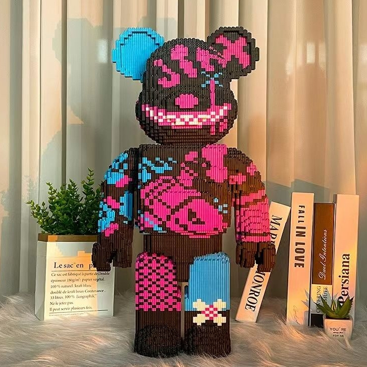 3d Model NanoBlock VIOLENT BEAR Series Nano Blocks Jumbo VIOLENT BEAR ...