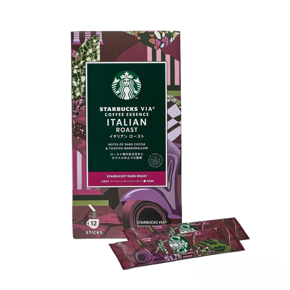 Starbucks Coffee Ground Coffee VIA Ready Brew Italian Roast 12 sticks ...