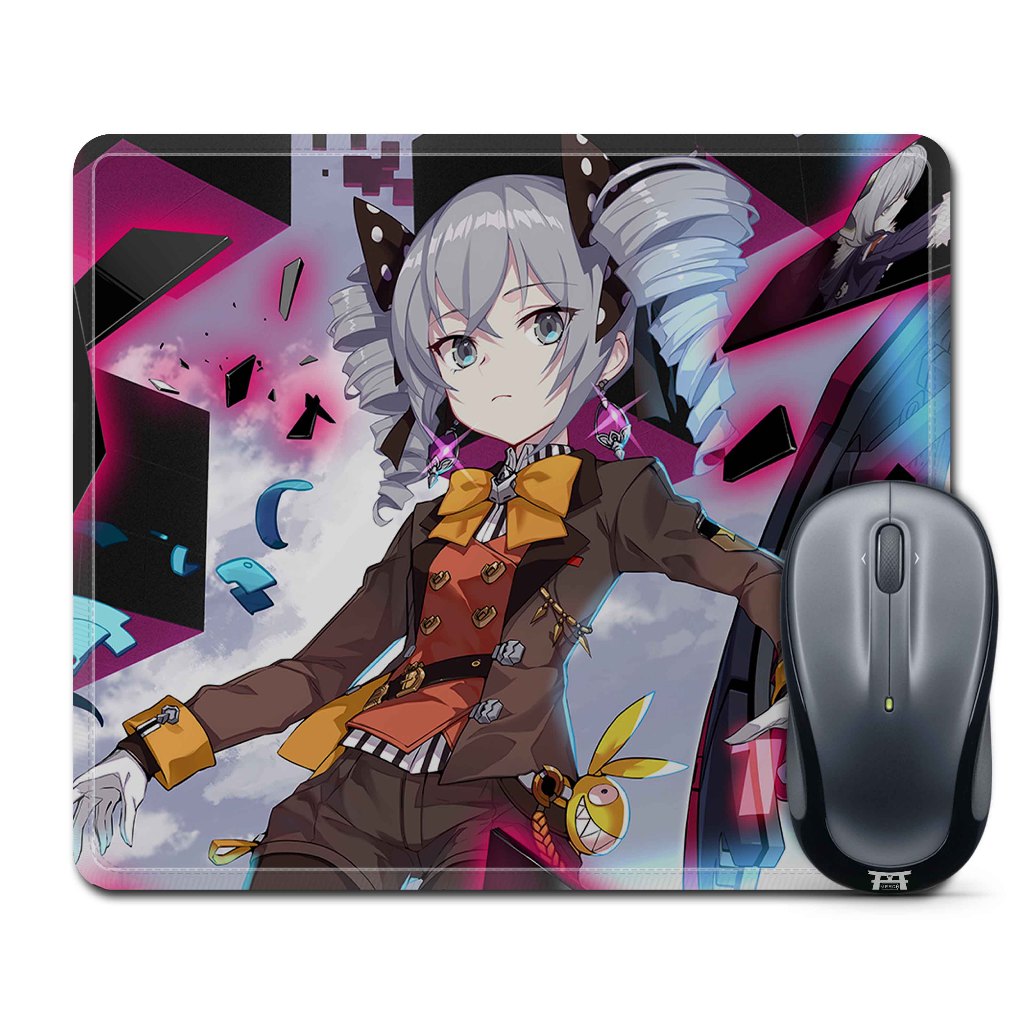 Bronya ZAYCHIK GALLERY anime game gaming Mouse pad - HONKAI IMPACT ...