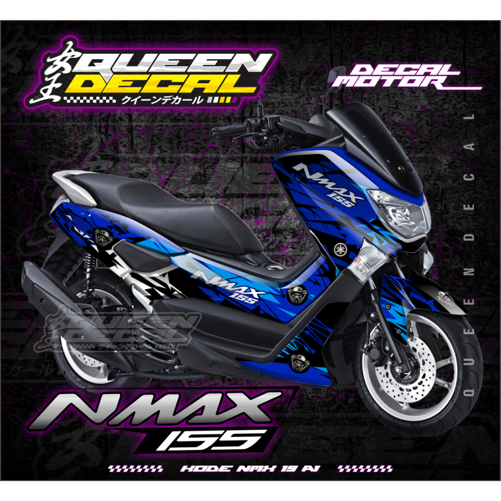Nmax OLD Full Body Sticker Decal Racing Design Can Be Custom - NMX ...
