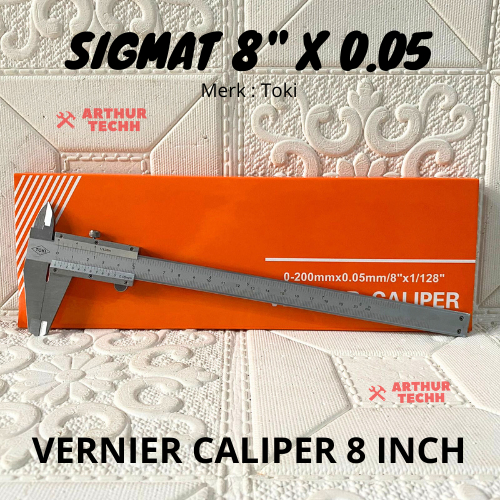 TOKI Sigmat Analog 8" Inch X 0.05 Vernier Caliper Japan Quality ...