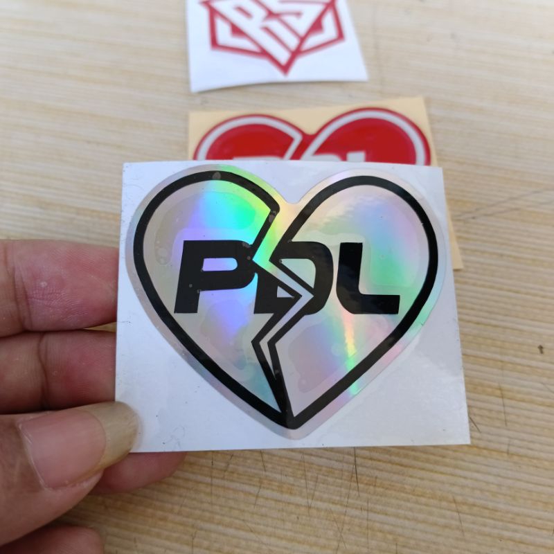Heart BROKEN PDL LOGO CUTTING STICKER | Shopee Philippines