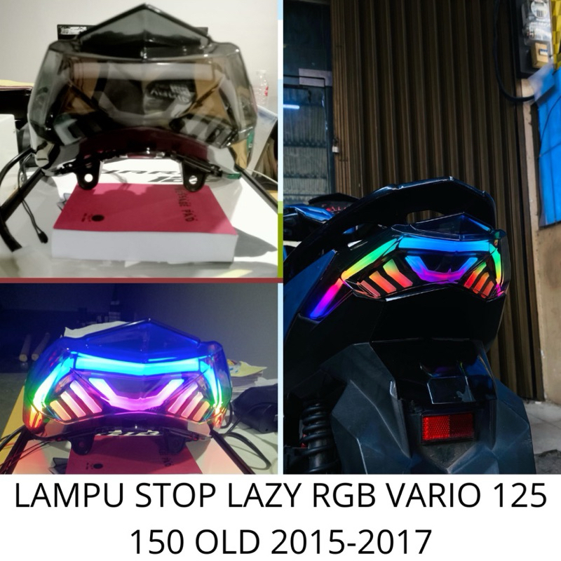 Stop Light VARIO 125 150 OLD RGB 26 Modes 2015-2017 STOPLAMP RUNNING ...