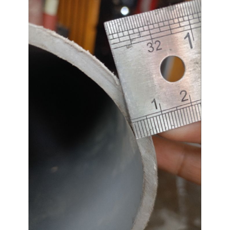Pvc Type AW 4inch 10cm Thick Pipe Retail Cut Gray Power 5mm | Shopee ...