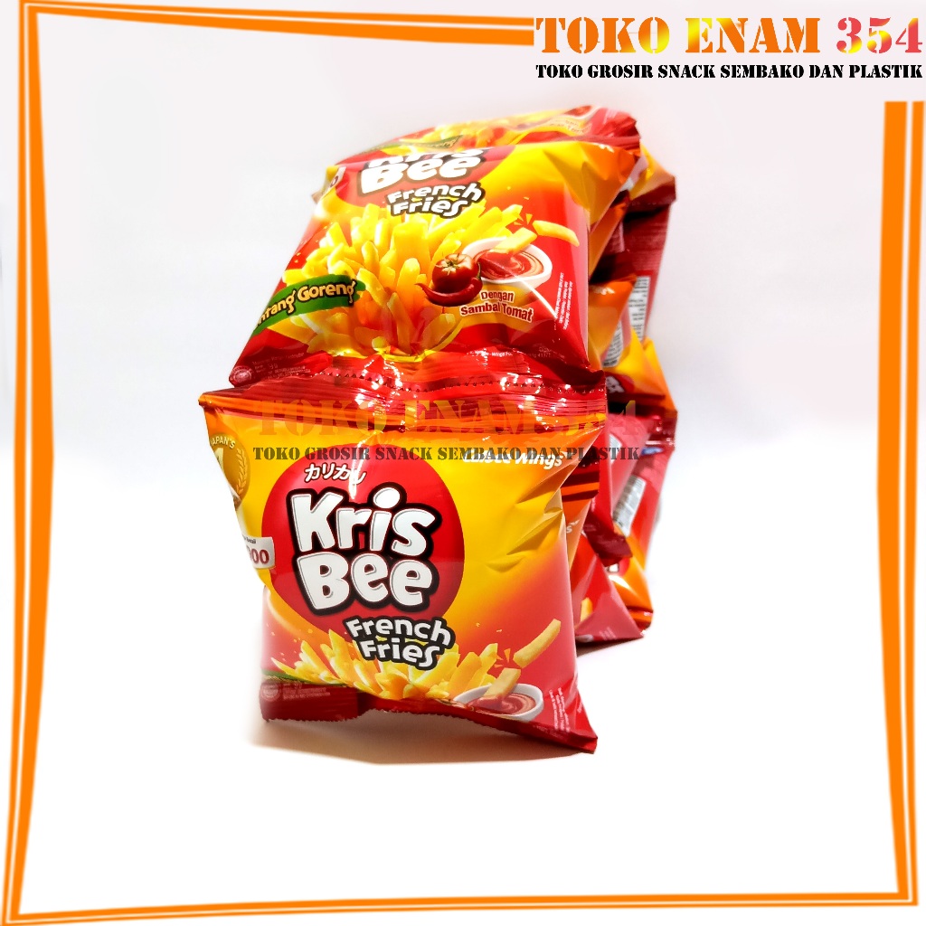 Snack Krisbee Krunchy French Fries French Fries per Pack Of 10pcs x 9 ...