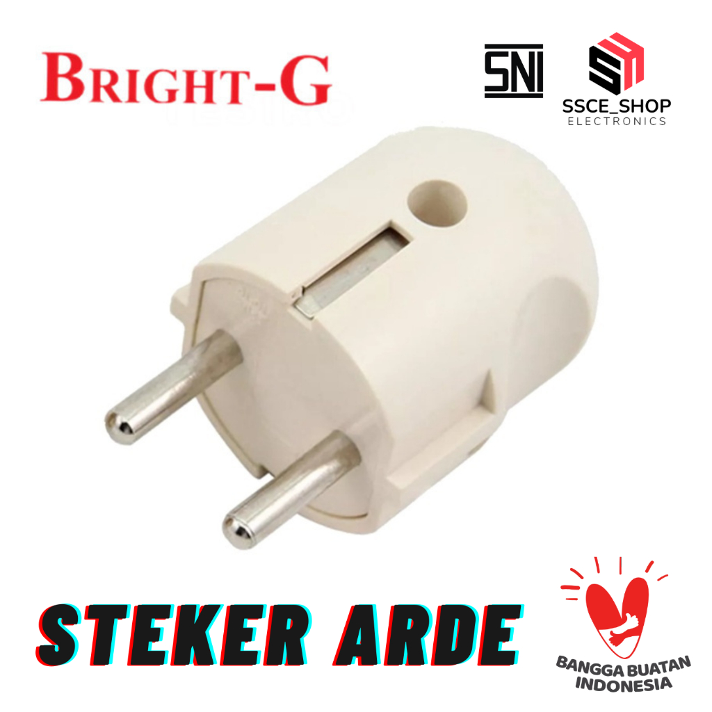 SNI Round Grounding Plug Bright-G Ground Electrical Plug | Shopee ...