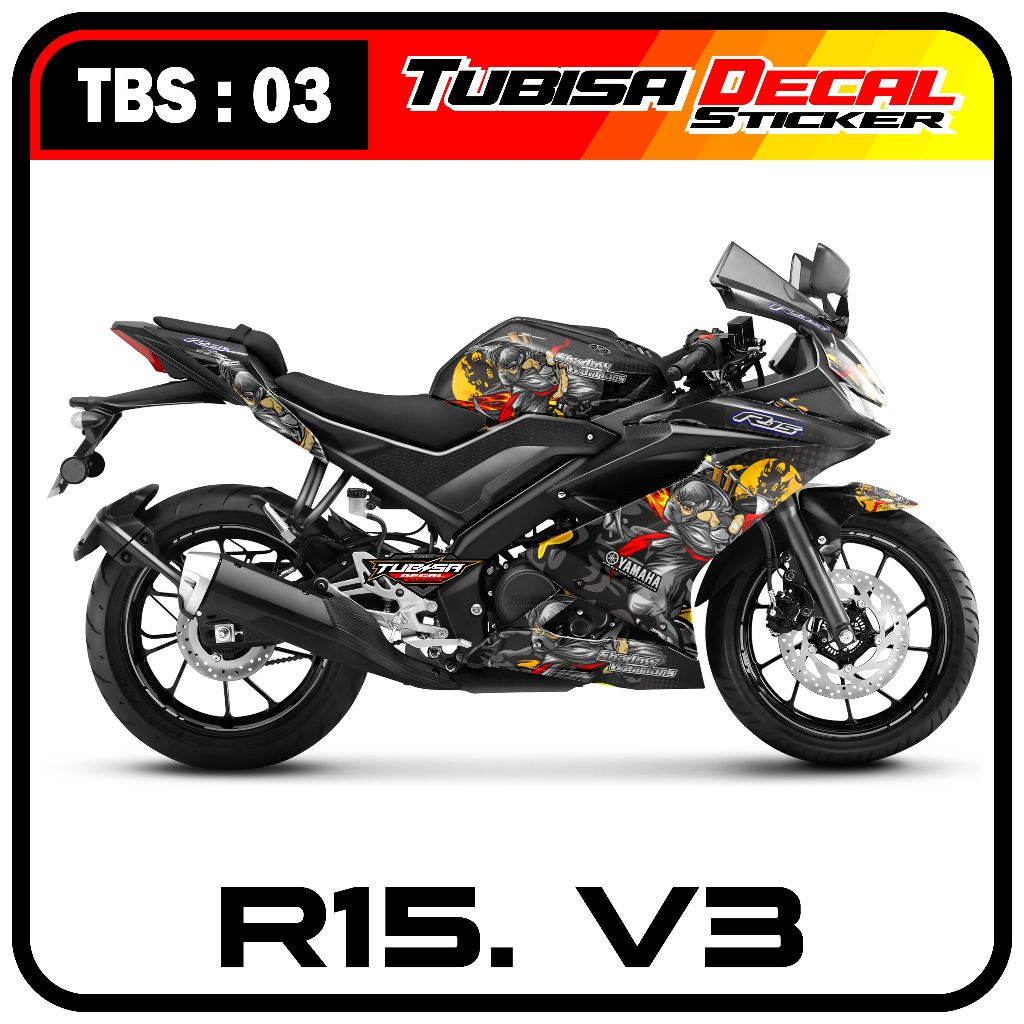R15 V3 Full Body Sticker Decal - R15 V3 Premium Racing Standard ...