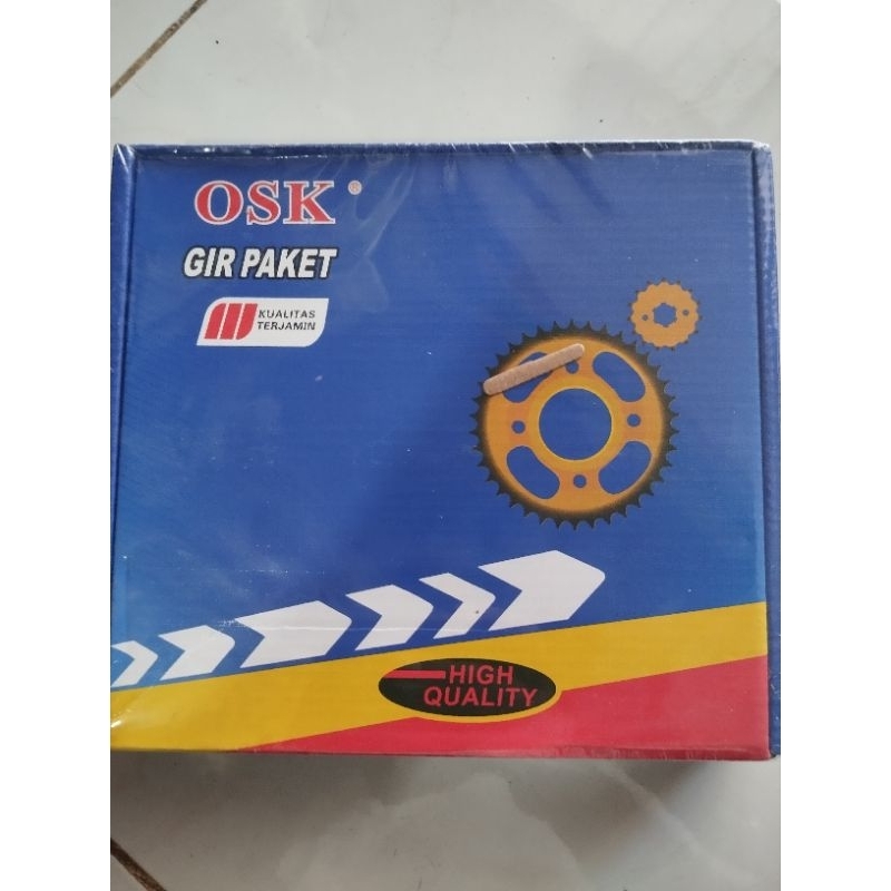 Gear Package Front Rear Chain Set Supra Fit New Supra x 125 Karisma ...
