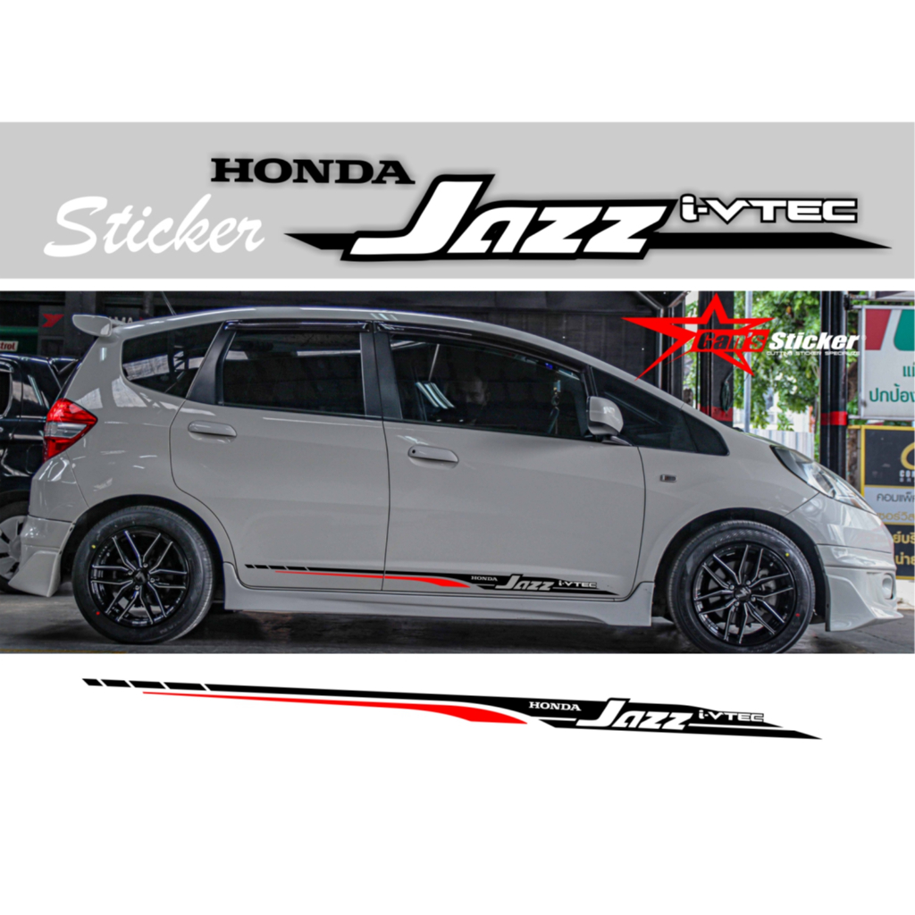 Honda JAZZ ACCESSORIES VARIATION STICKER HONDA JAZZ GE8 | Shopee ...