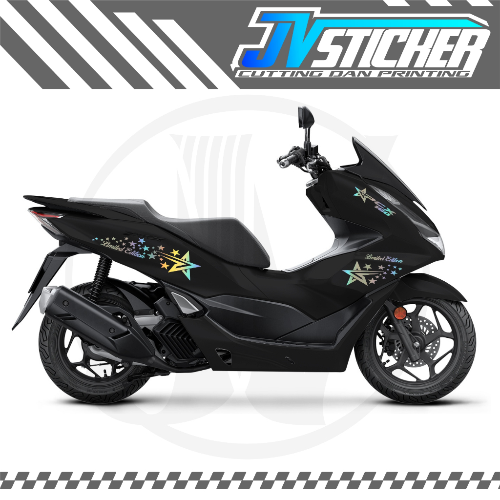 Honda pcx 160. Motorcycle cutting sticker triball bintang cutting ...