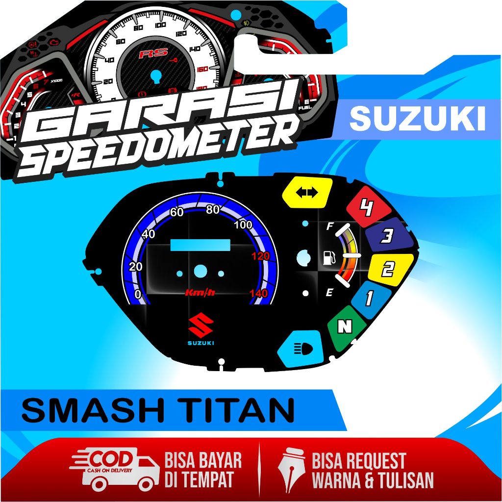 Suzuki SMASH TITAN CUSTOM SPEEDOMETER BOARD | Shopee Philippines