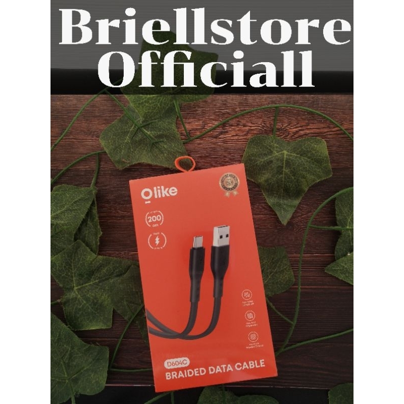 Olike DATA CABLE D604C TYPE C USB 2 meters ORIGINAL OFFICIAL | Shopee ...