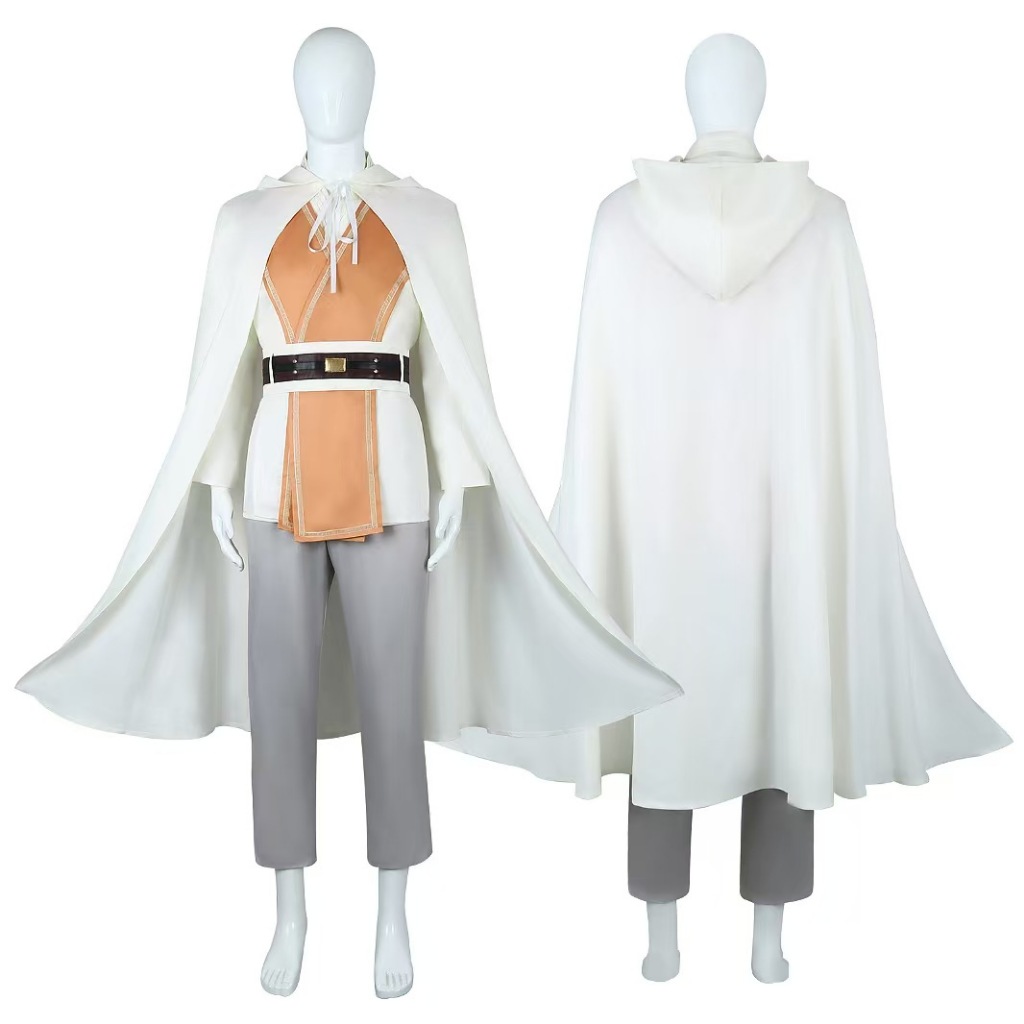 The Acolyte Adult Sol Cosplay Costume Full Set with White Cloak Pants ...