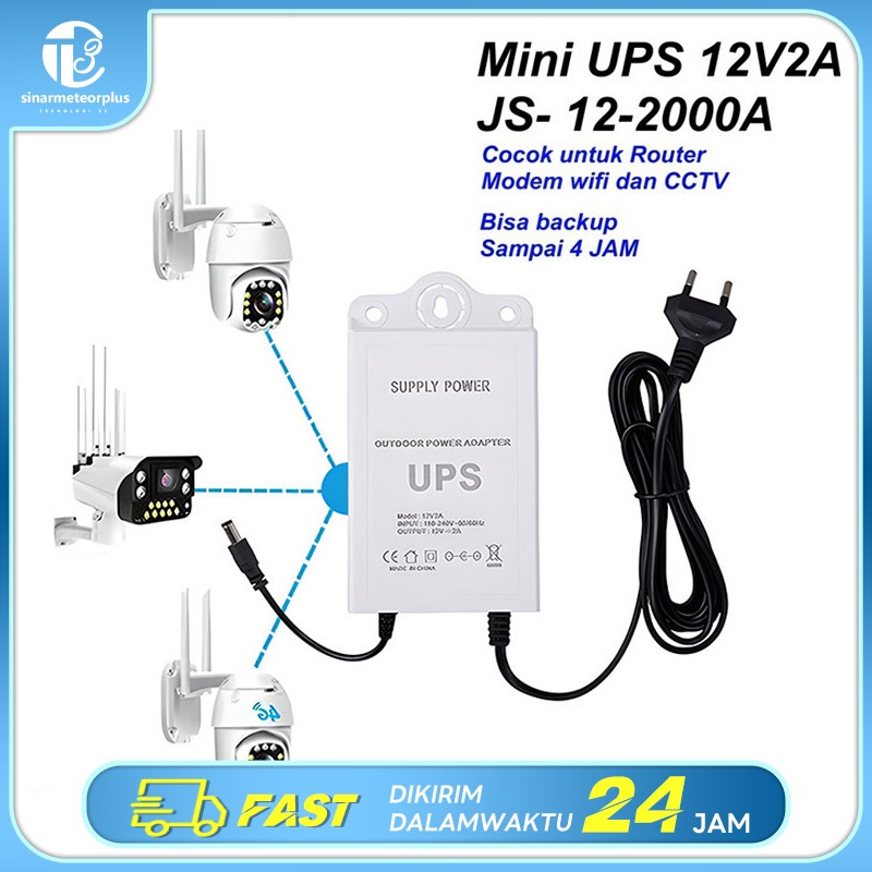 Mini UPS 12V2A backup Router Modem CCTV | Shopee Philippines