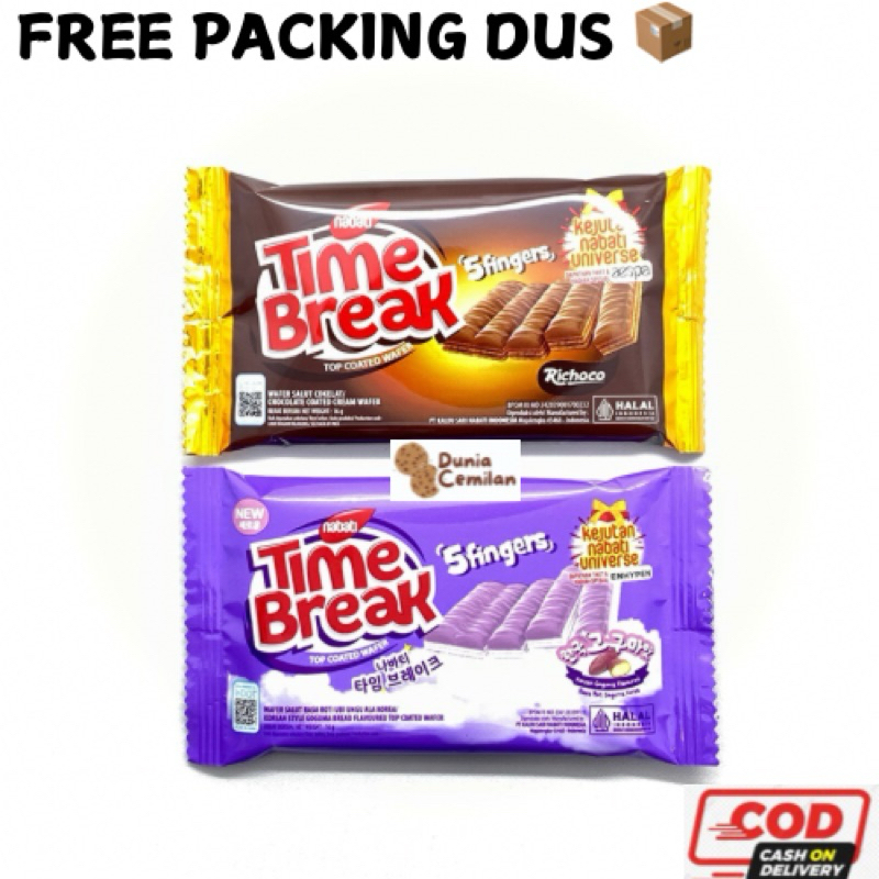 Nabati Time Break Wafer 16gr UNIT - Delicious Chocolate Wafers | Shopee ...