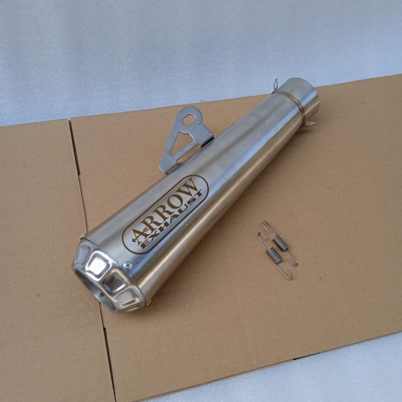 Canister Exhaust Arrow pipe 51mm for all motorcycles | Shopee Philippines