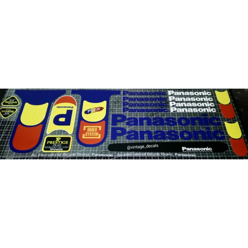 Decals replacement Bicycle PANASONIC PICS & MC5500 | Shopee Philippines
