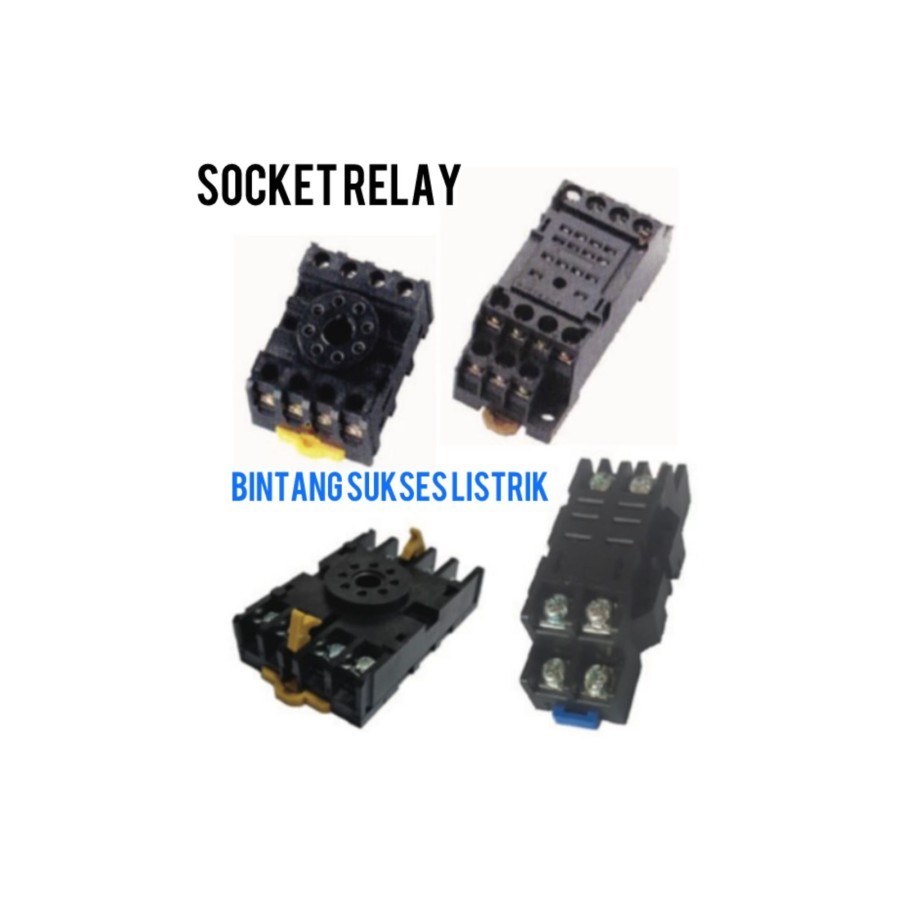 Original Socket Relay MY-2 H3Y 8 Pin PYF08A-E Relay Socket MY2 8 feet ...