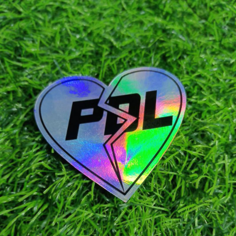 Hologram PDL HEART BREAK STICKER | Shopee Philippines