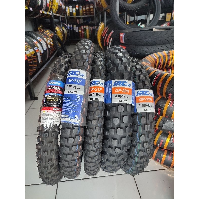 IRC CROSS MOTORCYCLE TIRES RING 16 18 19 21 UNIT PRICE | Shopee Philippines