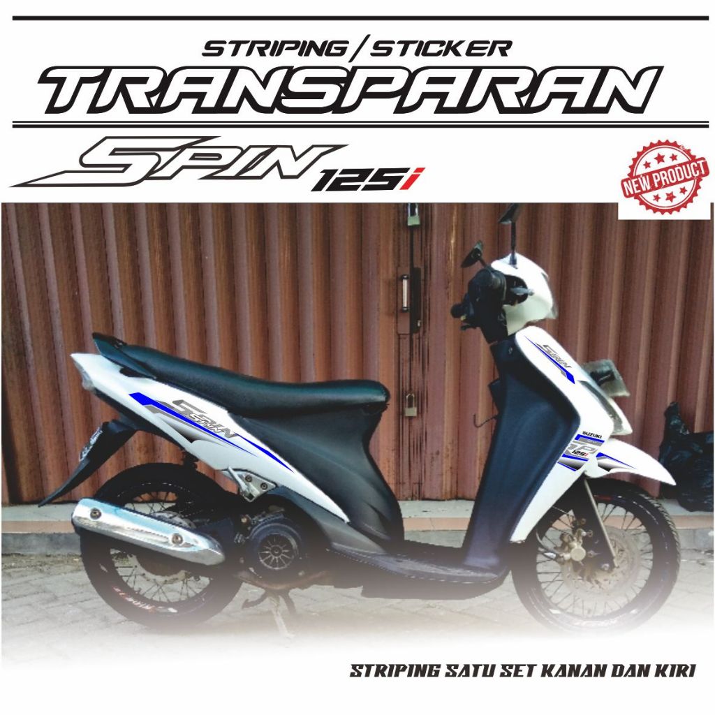 Transparent SPIN STICKERS / UV TRANSPARENT SPIN STRIPING VARIATIONS 125 ...