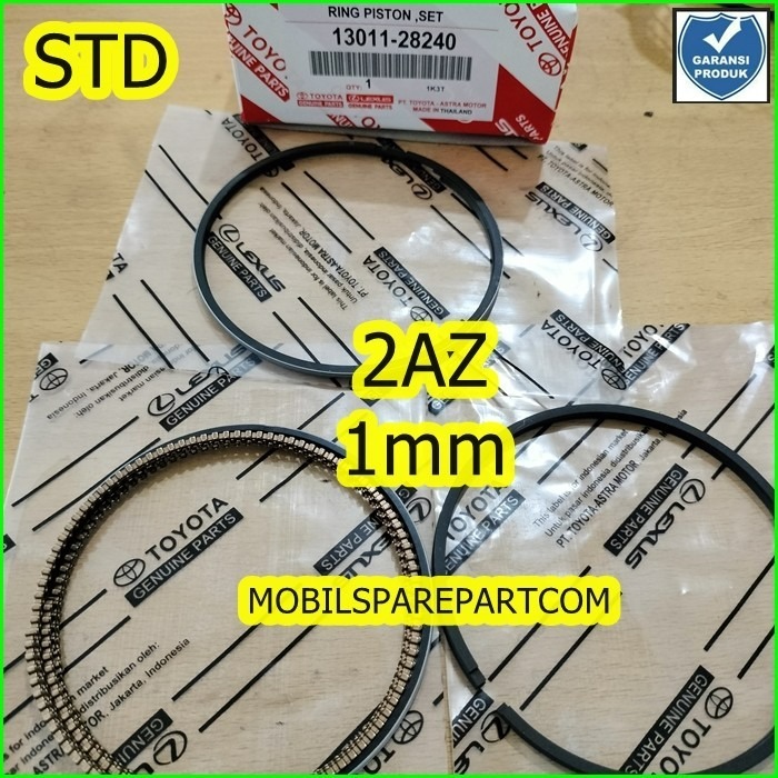 Piston RING PISTON PISTON TOYOTA CAMRY ALPHARD VELLFIRE HARRIER 2AZ ...