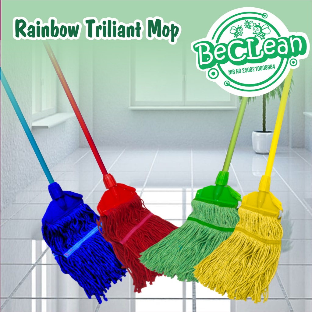 Floor Mop Box Clamp Mop Triliant BeClean Colorful Removable | Shopee ...