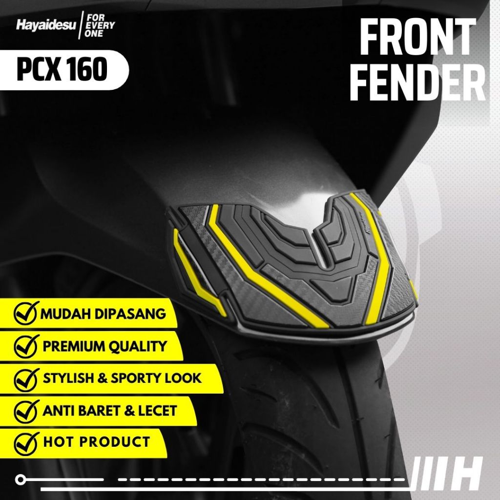 Pcx 160 Body Protector Front Fender Cover Hayaidesu | Shopee Philippines