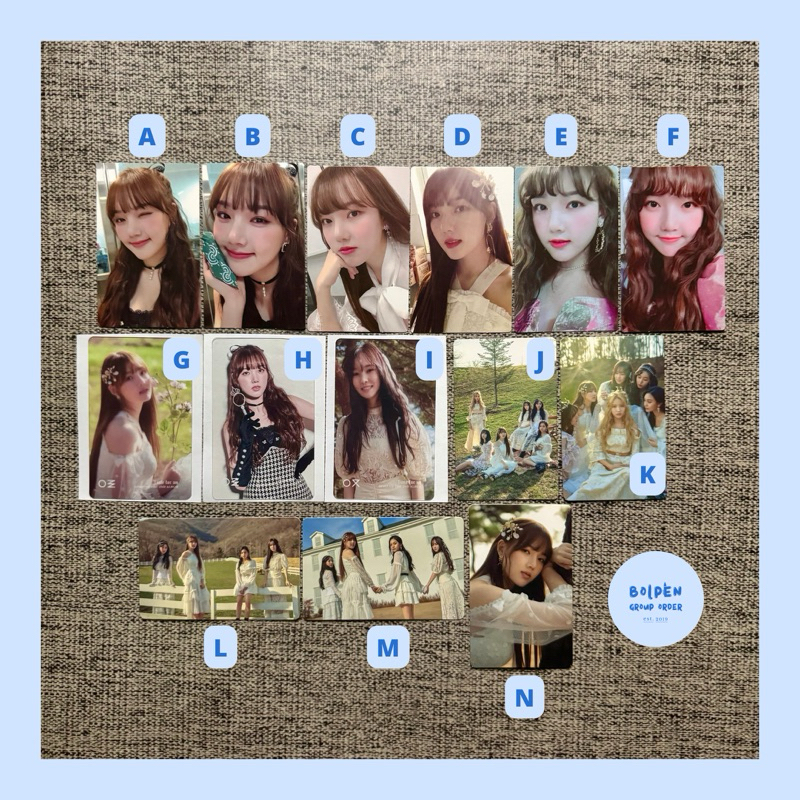 Photocard GFRIEND 2nd Full Album Time For Us Sowon Yerin Eunha Yuju Sinb Umji Transparent Kihno ...