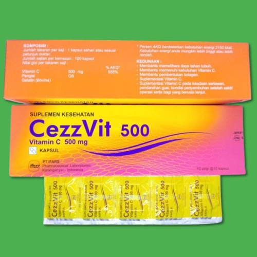 Cezzvit 500 Capsules Vitamin C 500 Mg | Shopee Philippines