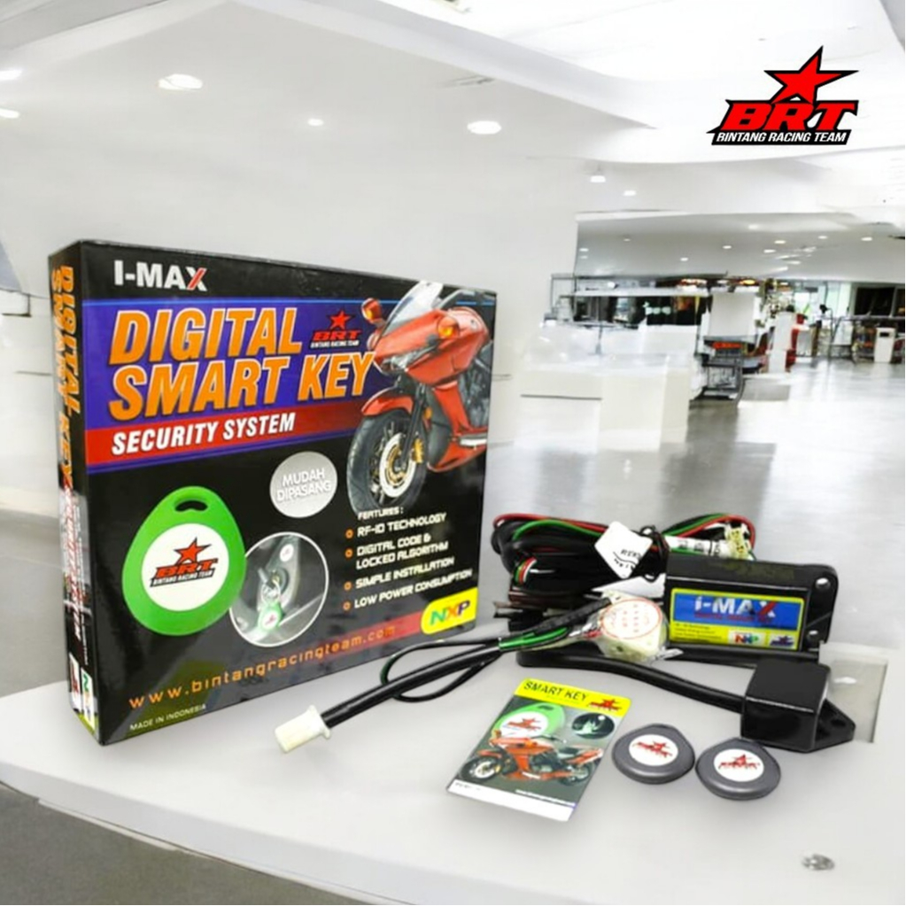 GHIO MOTOR - SMART KEY MOTORCYCLE ALARM BRT MIO J FINO X RIDE SOUL GT ...