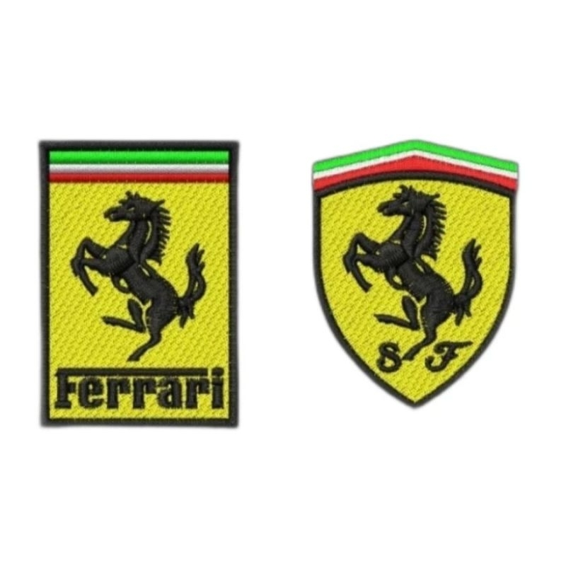 Ferrari Logo Embroidery | Shopee Philippines
