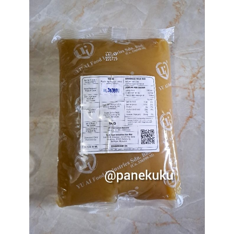 Yu Ai white lotus jam repack 250 grams| Paste/pastel Fill filling ...