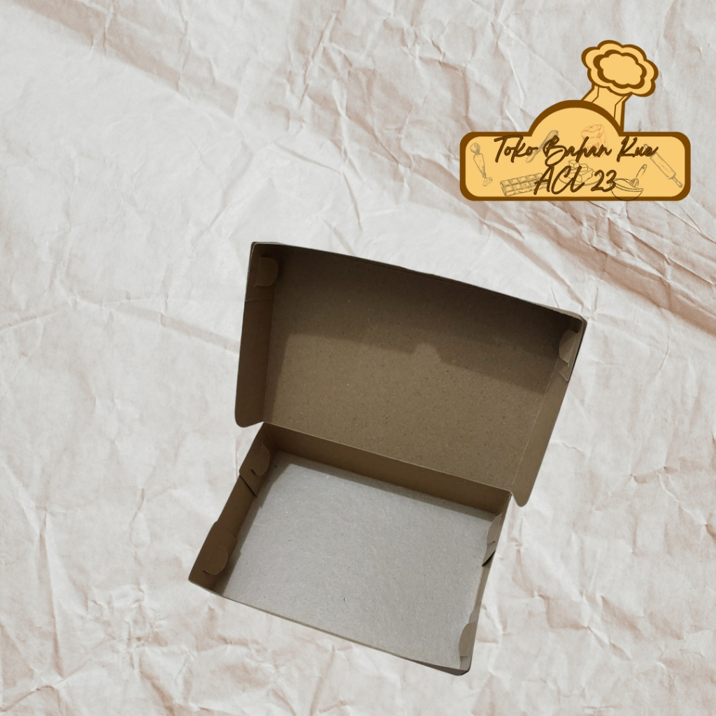 Kraft Martabak Box/Mini Kraft Donut Box/Kraft Box/Laminated Fast Food ...