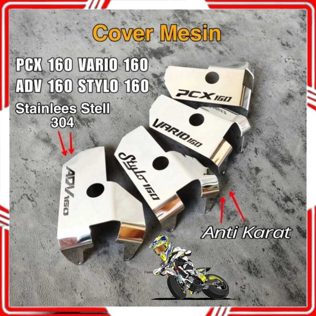 MESIN Engine Cover ADV 160 PCX 160 VARIO 160 STYLO 160 Beat Tojiro 2021 ...