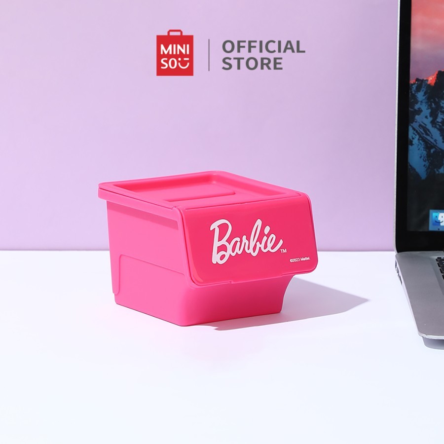 Miniso X Barbie Multipurpose Storage Box Mini Barbie Storage Box ...