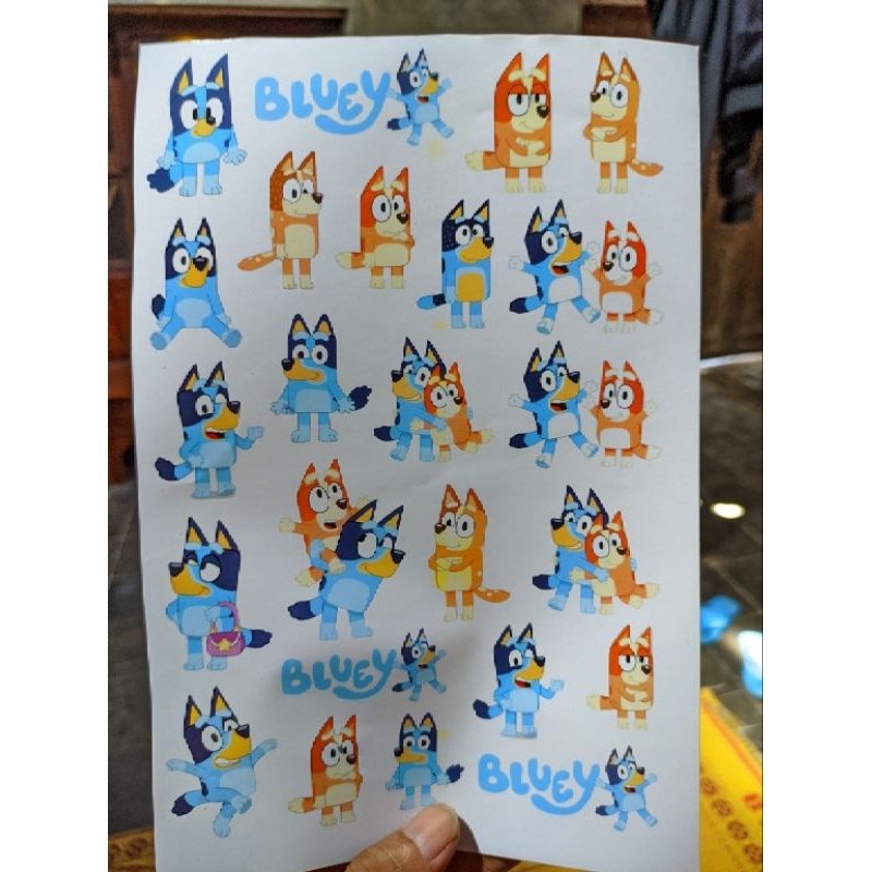 Bluey stickers have been cut, just stick it on | Shopee Philippines