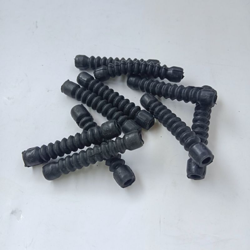 Worm rubber brake cable protector rubber brake cable spiral rubber ...